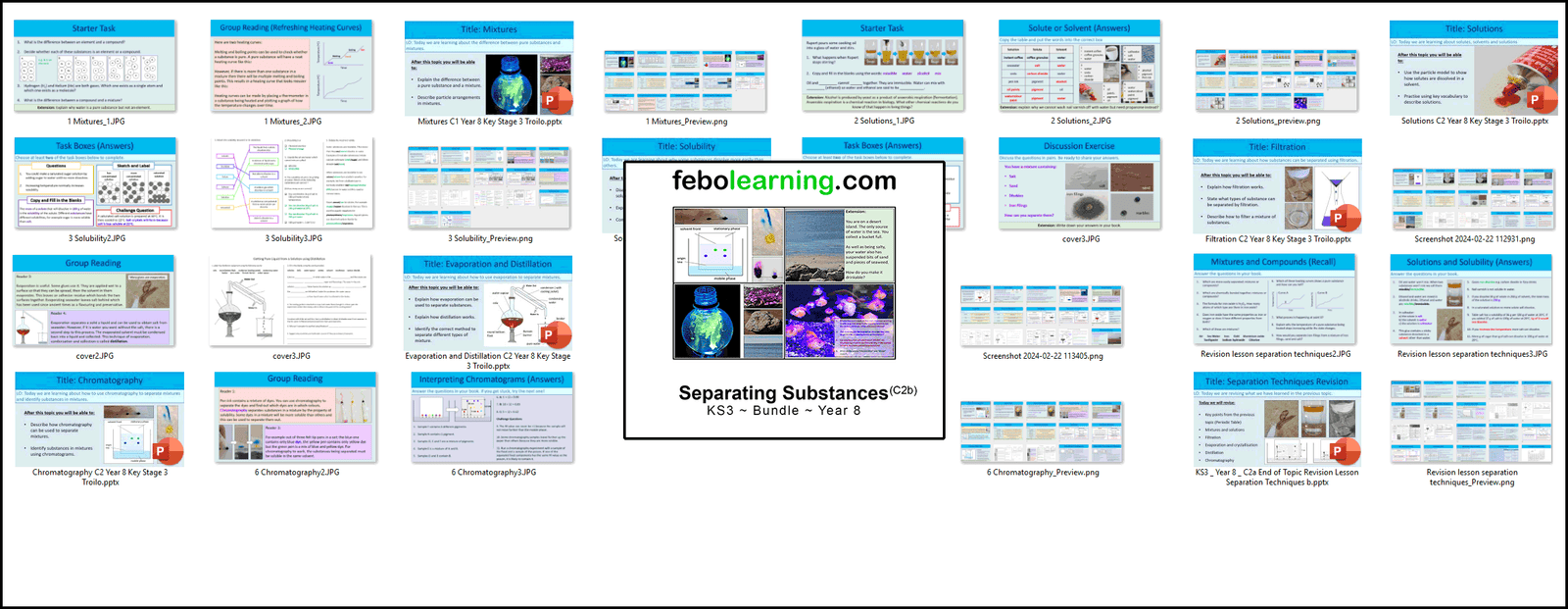 KS3 Chemistry: Separating Substances Bundle Year 8 Lessons ...